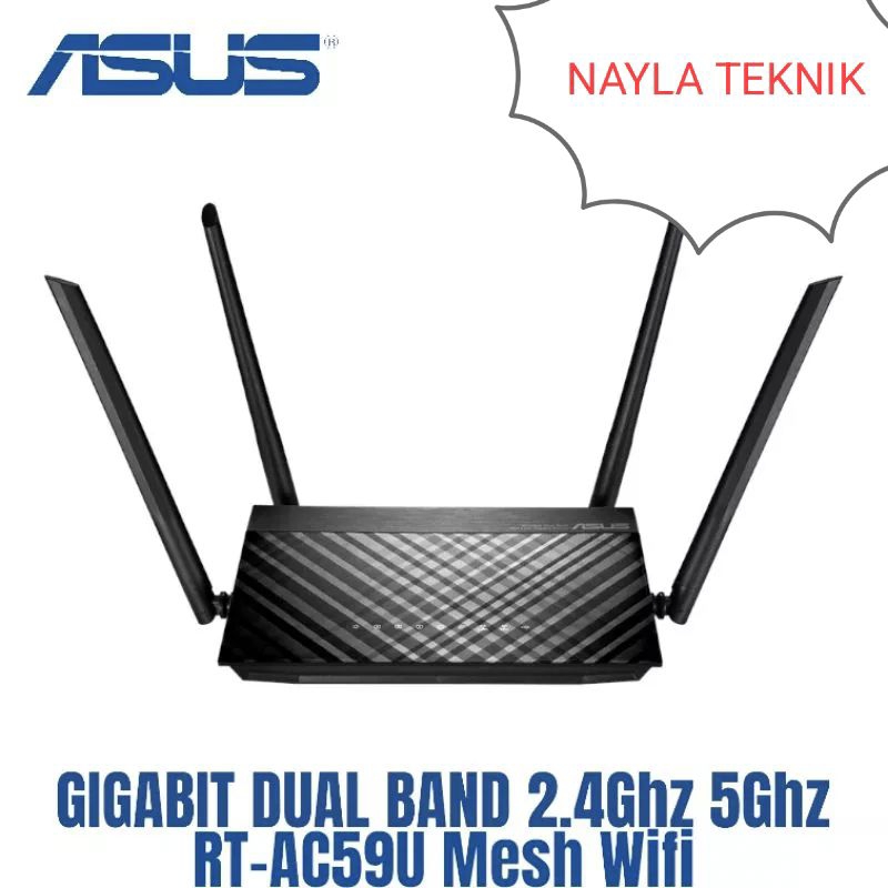 Jual ROUTER WIFI ASUS RT-AC59U V2 DUAL BAND | Shopee Indonesia