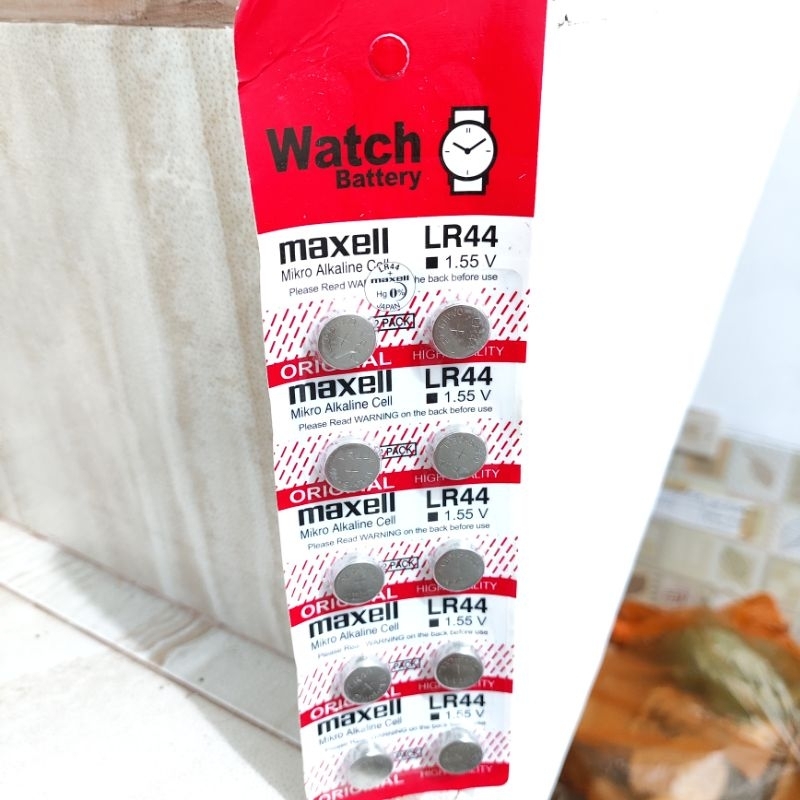 Jual baterai LR44 battery AG13 357 batre jam bateray kecil | Shopee Indonesia
