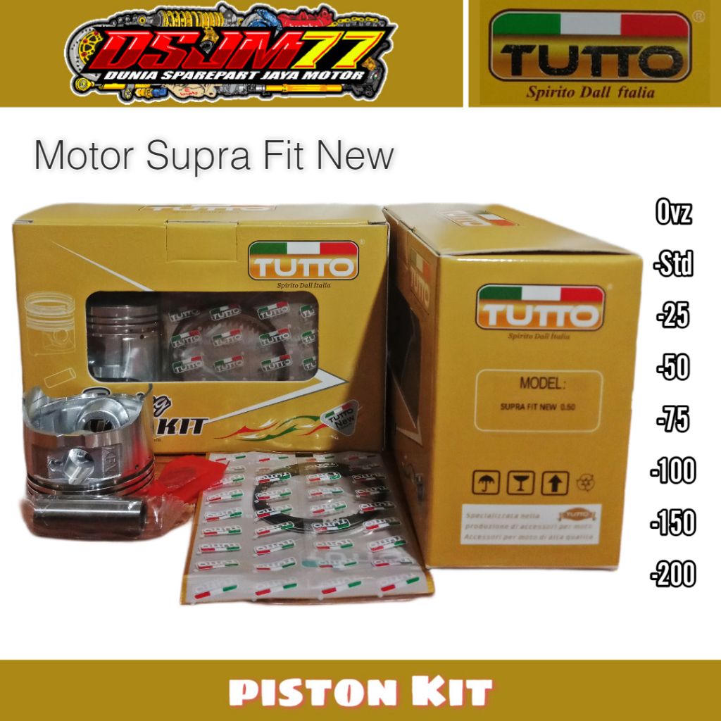 Jual PISTON KIT SUPRA FIT NEW SEHER KOMPLIT LEGENDA TUTTO | Shopee ...