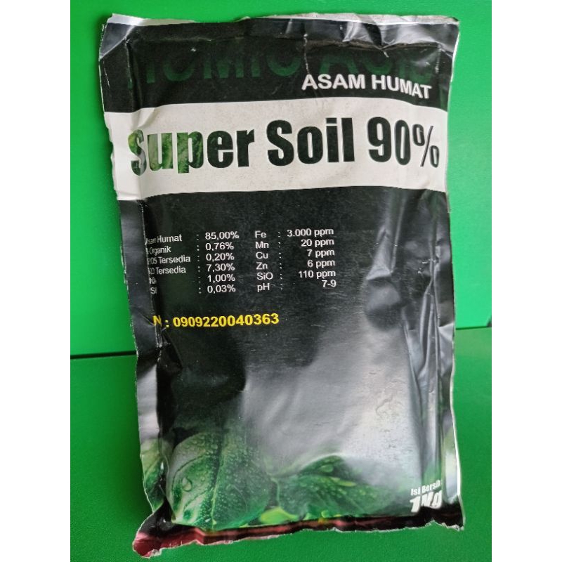 Jual ASAM HUMAT SUPER SOIL 90% 1KG | Shopee Indonesia