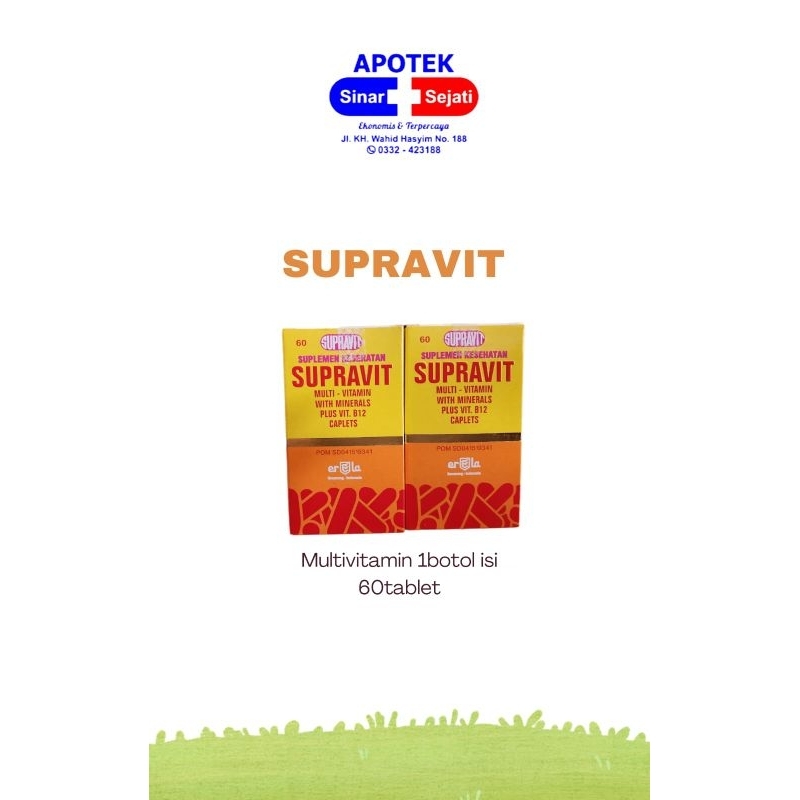 Jual Supravit Multivitamin dan Mineral | Shopee Indonesia