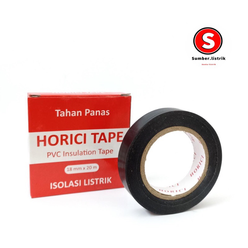 Jual 18*20Y Isolasi Listrik pvc hitam Tahan panas HOKI TAPE / Isolasi ...