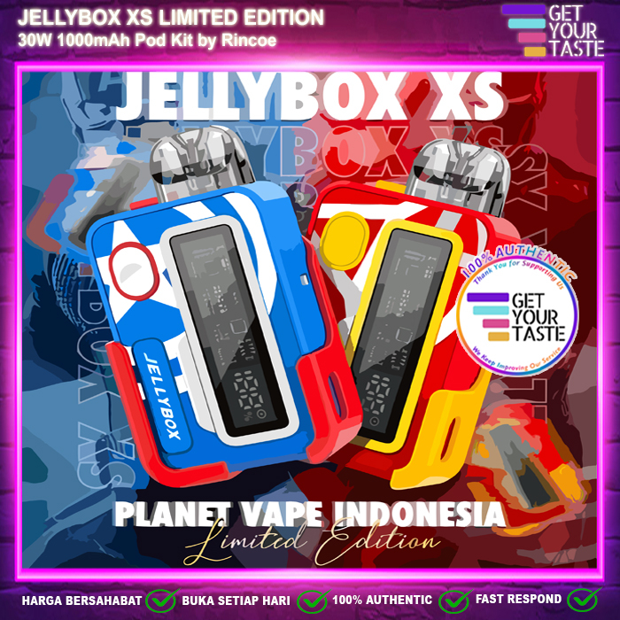 Jual Rincoe Jellybox XS Limited Edition 30W 1000mAh Pod Kit Authentic ...