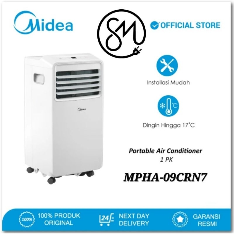 Jual AC Portable Midea 1 pk MPHA-09CRN7 MPHA09CRN7 1000 watt | Shopee ...