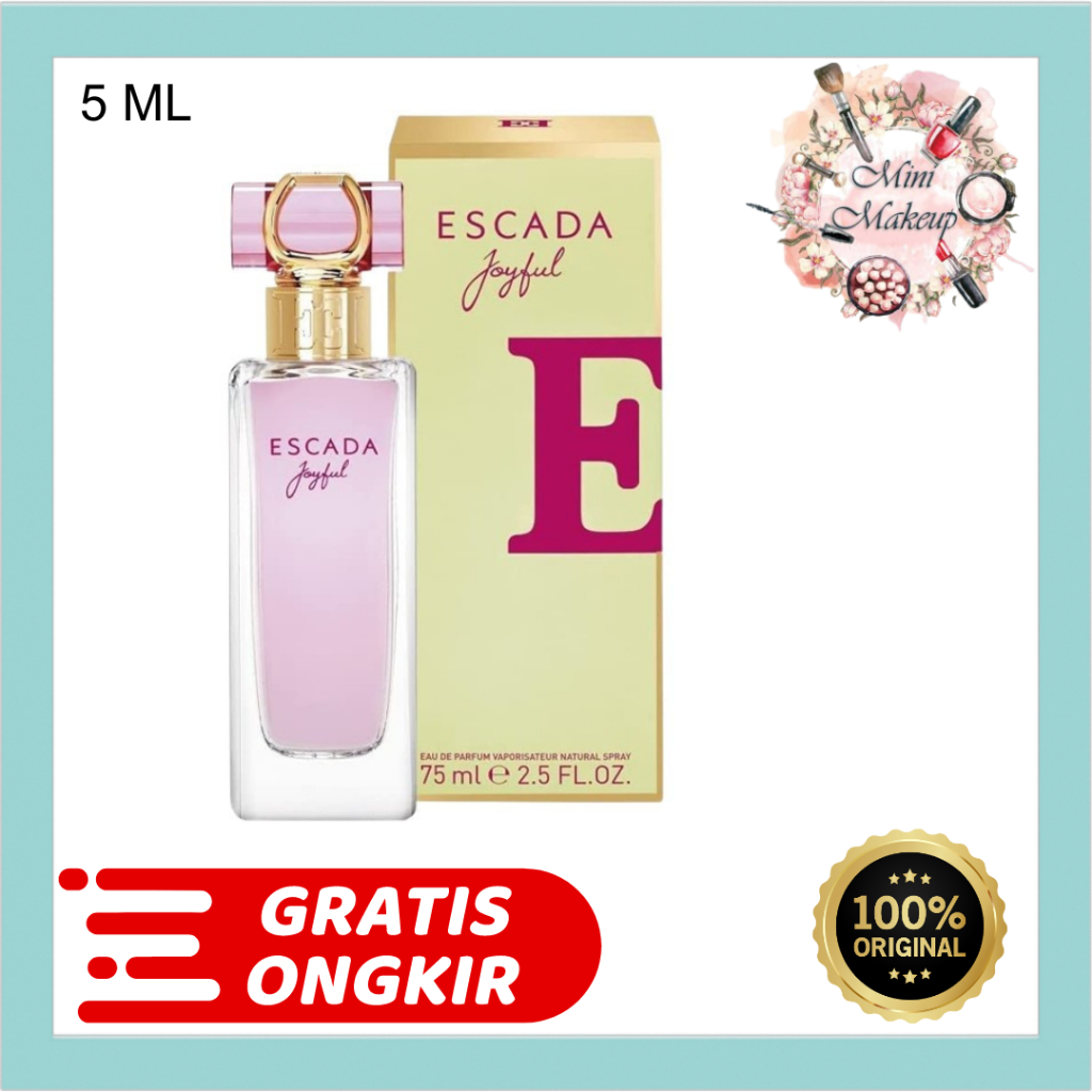 Jual Escada Joyful Mini Miniature Parfum EDP 5 ml | Shopee Indonesia
