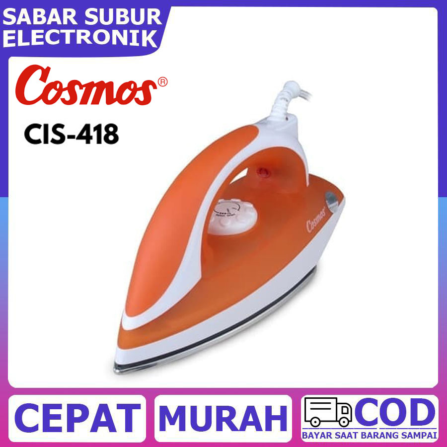 Jual Setrika Listrik Cosmos CIS-418 Stainless | Shopee Indonesia
