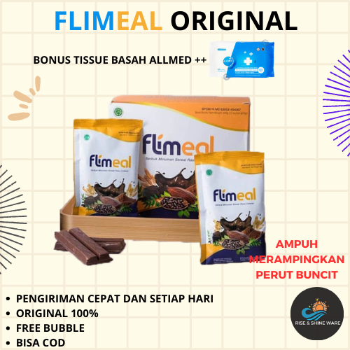 Jual Flimeal Meal Replacement 1 Box Isi 12 Sachet Halal Bpom Pengganti ...