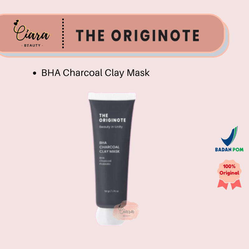 Jual The Originote BHA Charcoal Clay Mask | Shopee Indonesia