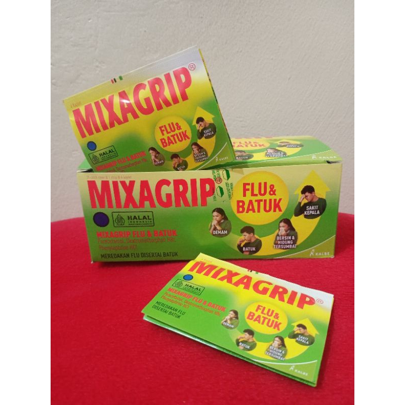 Jual Mixagrip Flu & Batuk Strip isi 4 Tablet | Shopee Indonesia
