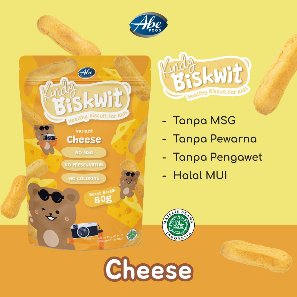 Jual Abe Food Kindy Biskwit/ Biskuit Sehat/ Snack Anak/ Home made ...