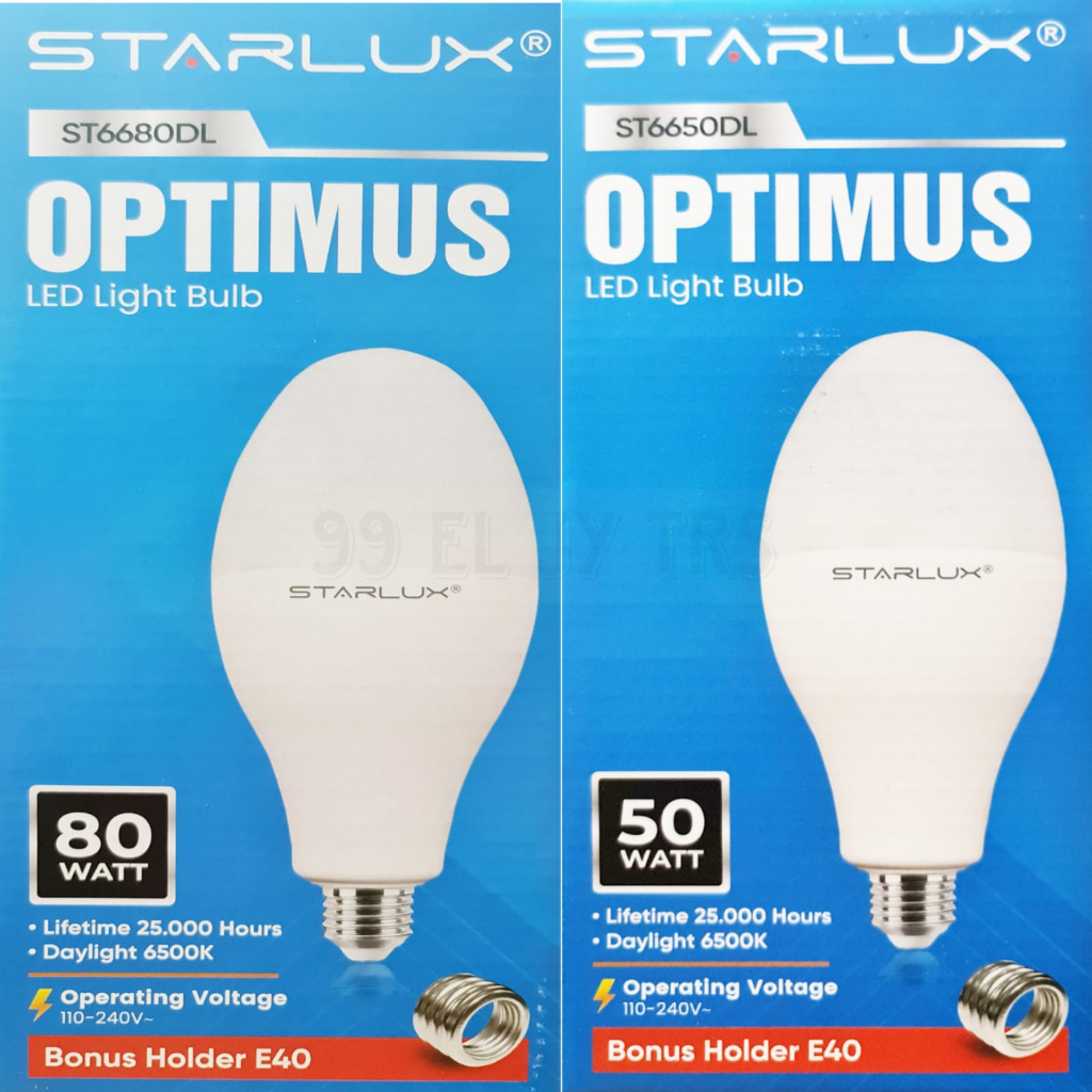 Jual Lampu LED Mercury 50w 80w Starlux Optimus Cahaya Putih | Shopee ...