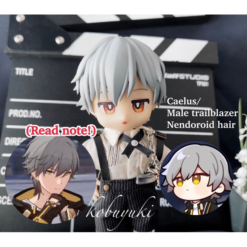 Jual Caelus / Male Trailblazer Nendoroid hair rambut honkai star rail ...