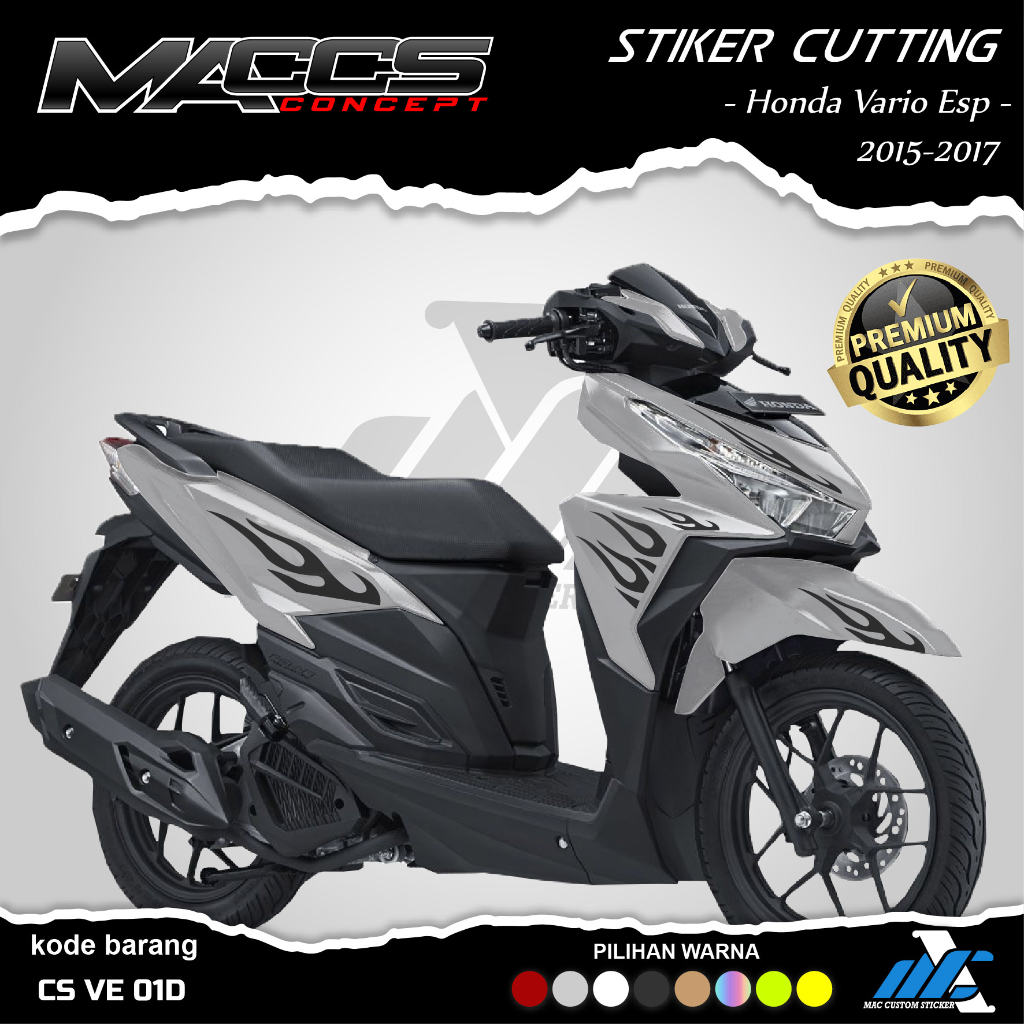 Jual CUTTING STICKER STRIPING VARIO 125-150 LED, NEW DESIGN API HOT WHEELS BEST SELLER, STRIPING ...