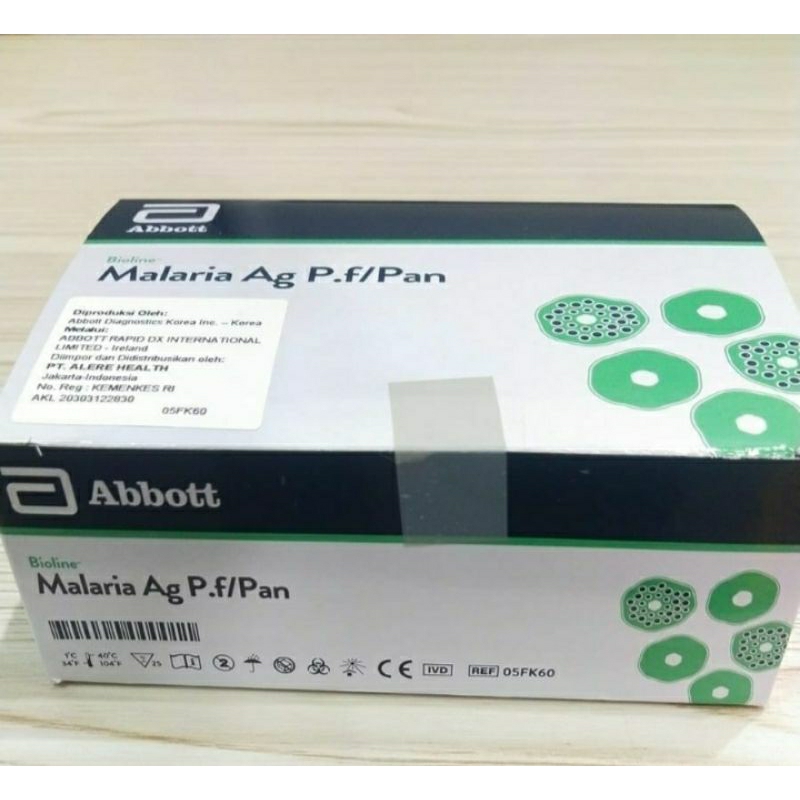 Jual Abbott Malaria Test Ag P.f/Pan Ed 2025.08 | Shopee Indonesia