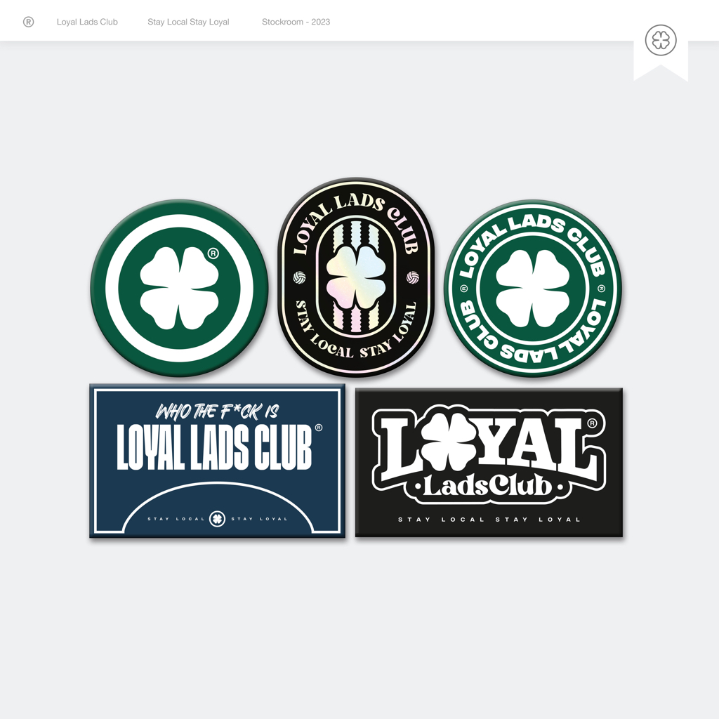 Jual LOYAL LADS CLUB | Sticker Pack (Isi 5pcs) | Shopee Indonesia