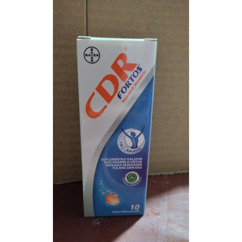 Jual CDR Fortos isi 10 Tablet Effervescent/Suplemen untuk tulang dan ...