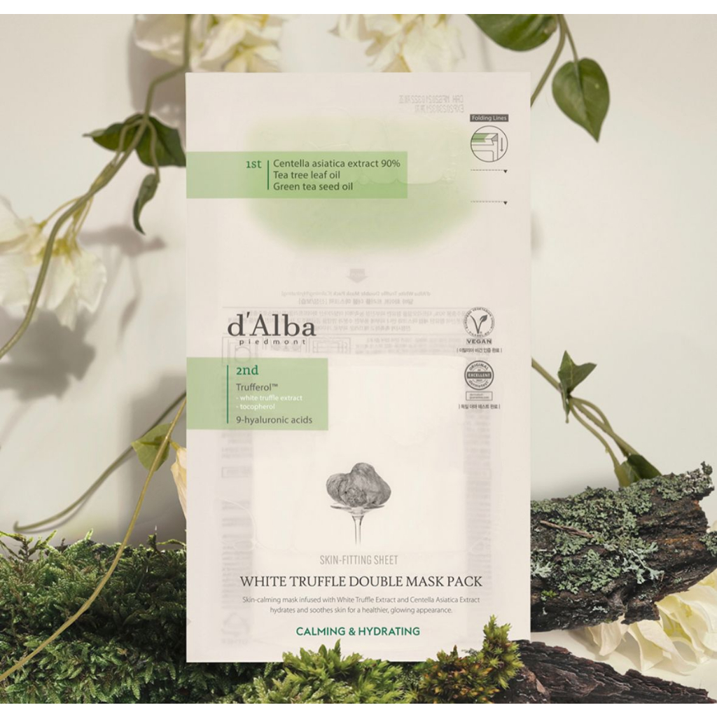 Jual [READY] D’Alba White Truffle Double Mask Pack [NCT Jaemin Haechan ...