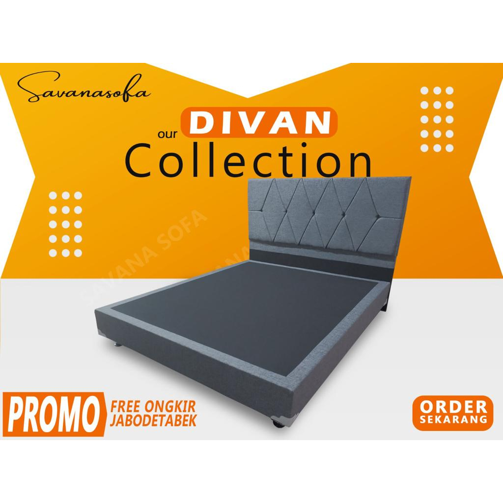 Jual Divan/Dipan & Sandaran Savana Greysie Semua Ukuran | Shopee Indonesia