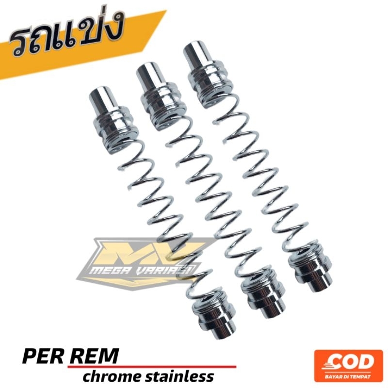 Jual PER REM BELAKANG PER PAHA REM BELAKANG CHROME THAILOOK UNIVERSAL ...