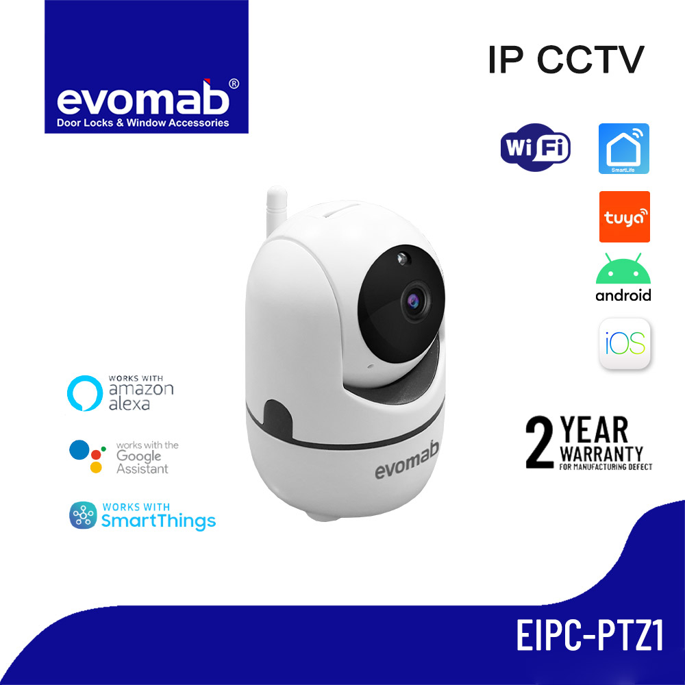 Jual Evomab 360° IP Kamera CCTV 1080p Wifi & Aplikasi IoT EIPC-PTZ1 ...