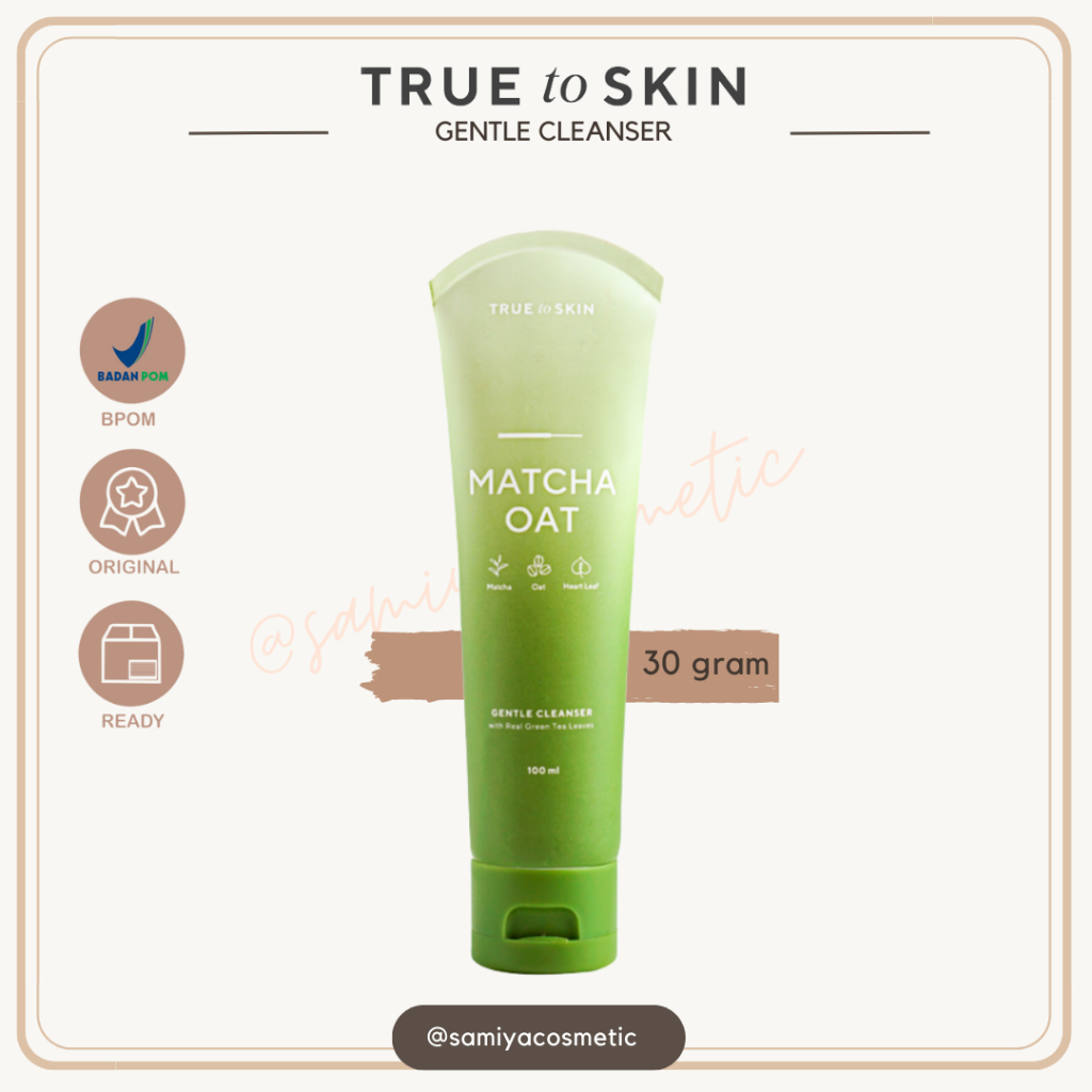 Jual True to Skin Matcha Oat Gentle Cleanser - Sabun Cuci Muka Semua ...