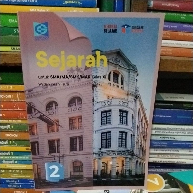 Jual SEJARAH KELAS 2-11/XI SMA PENERBIT GRAFINDO KURIKULUM MERDEKA | Shopee Indonesia