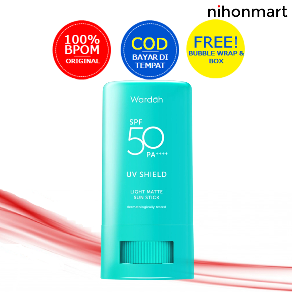 Jual Wardah UV Shield Light Matte Sun Stick (SPF 50) 22g | Shopee Indonesia