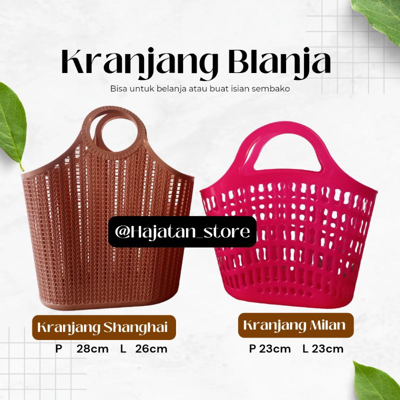 Jual ANEKA KRANJANG BELANJA PLASTIK / KRANJANG PASAR / KRANJANG SEMBAKO ...