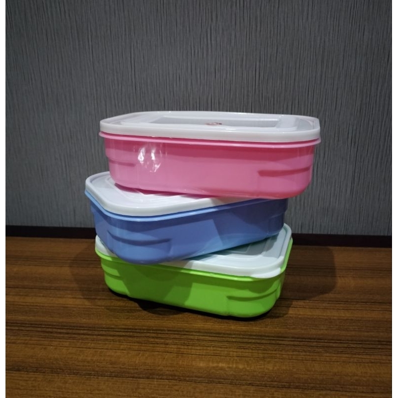 Jual Lunch Box / Kotak Makan Tap Plastik (per 1 pcs) | Shopee Indonesia