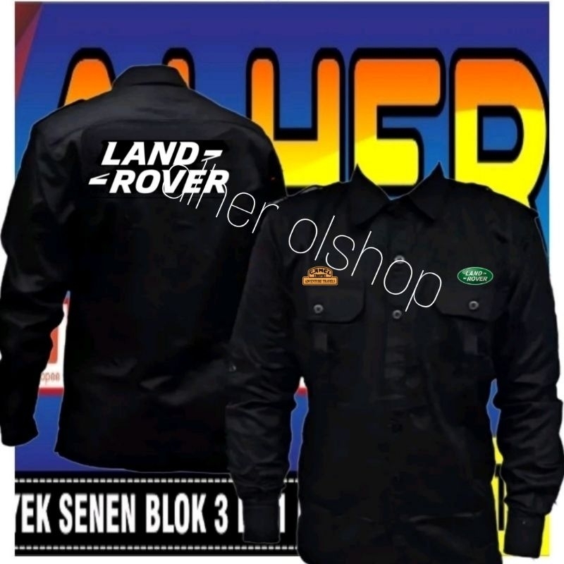 Jual kemeja land Rover baju land Rover kemeja camel trophy baju camel ...
