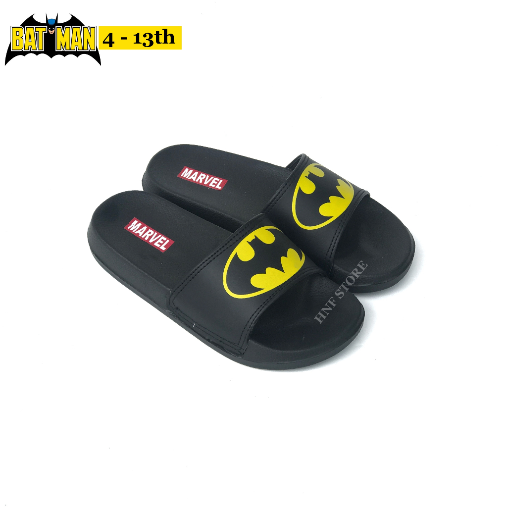 Jual Sandal Selop Anak Batman Marvel Model Kekinian Bahan Ringan Empuk ...