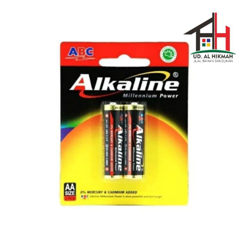 Jual ORI BATERAI ABC ALKALINE AA / AAA ISI 2 PCS - BATRE ABC ALKALINE ...