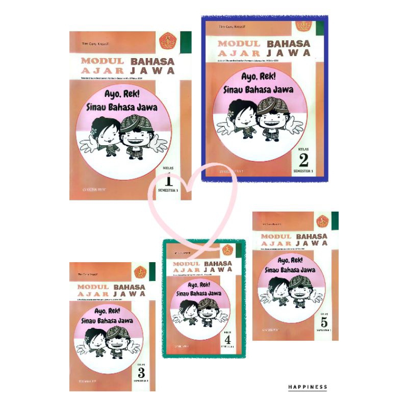 Jual Modul AJAR Bahasa Jawa kelas 1 2 3 4 5 6 Semester 1 / buku soal ulangan SD bahasa Jawa ...