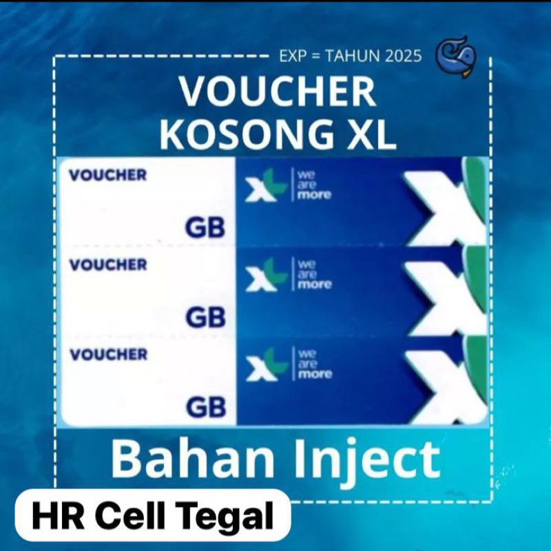 Jual Voucher XL Kosong / Zero / Bahan Injek / Exp 1 Des 2025 / harga ...