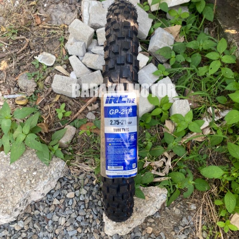 Jual Ban Tubetype Depan 275-21 CRF 150/ CRF 250/ KLX/ WR (GP-21 IRC ...