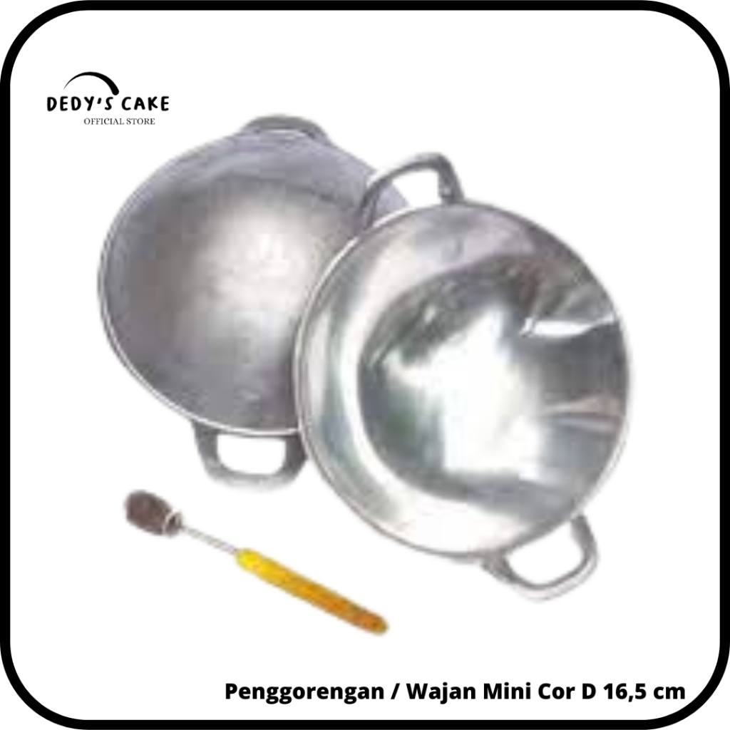Jual Pengorengan / Wajan Kecil Serabi Alumunium Tebal Dan Anti Lengket ...