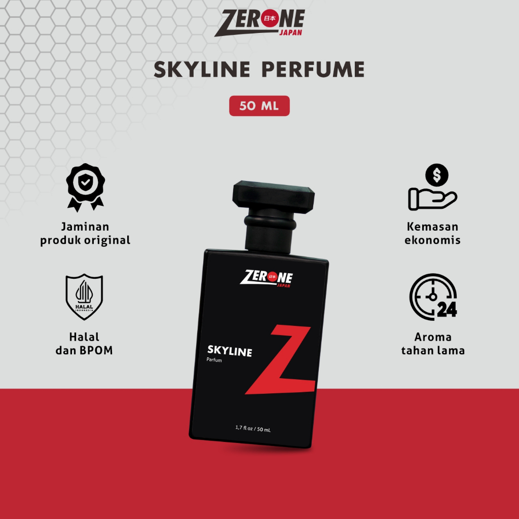 Jual Zerone Parfum Skyline Pria Tahan lama Spesial Edition Uniseks 50 ...