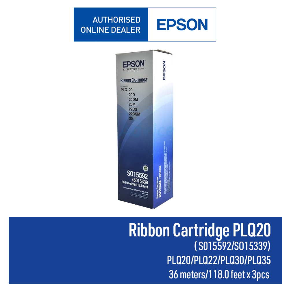 Jual EPSON Ribbon Cartridge PLQ-20/PLQ-30 (3pcs) | Shopee Indonesia