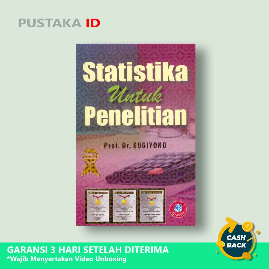 Jual Buku Statistika Untuk Penelitian - SUP - Original | Shopee Indonesia