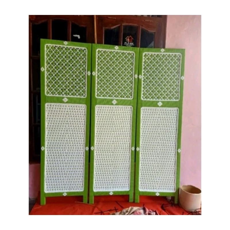 Jual ( Ready Stok)Sketsel Pembatas Ruangan Rotan Minimalis Partisi ...