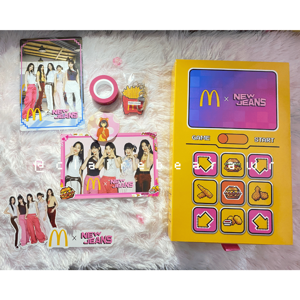 Jual McDonald x NewJeans special kit group version merchandise minji ...