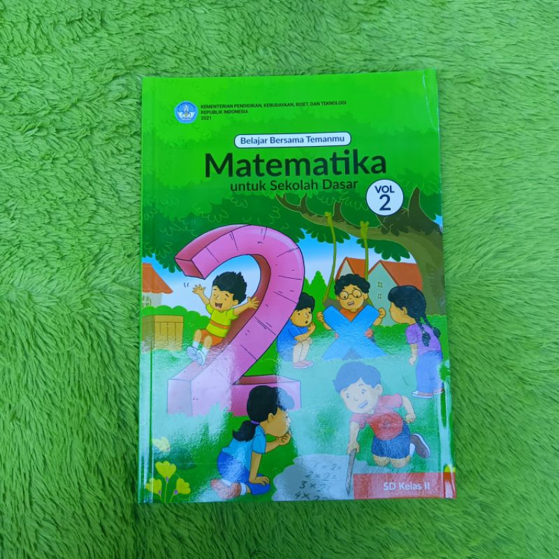 Jual ORIGINAL BUKU MATEMATIKA KELAS 2 SD VOL 1 2 KURIKULUM MERDEKA ...