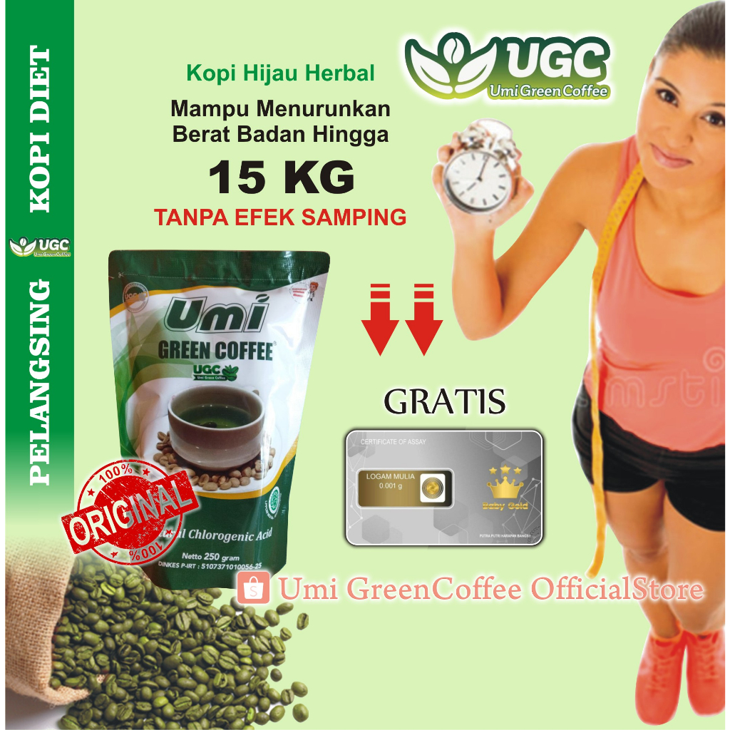Jual UGC Umi Green Coffee 250gram | Shopee Indonesia