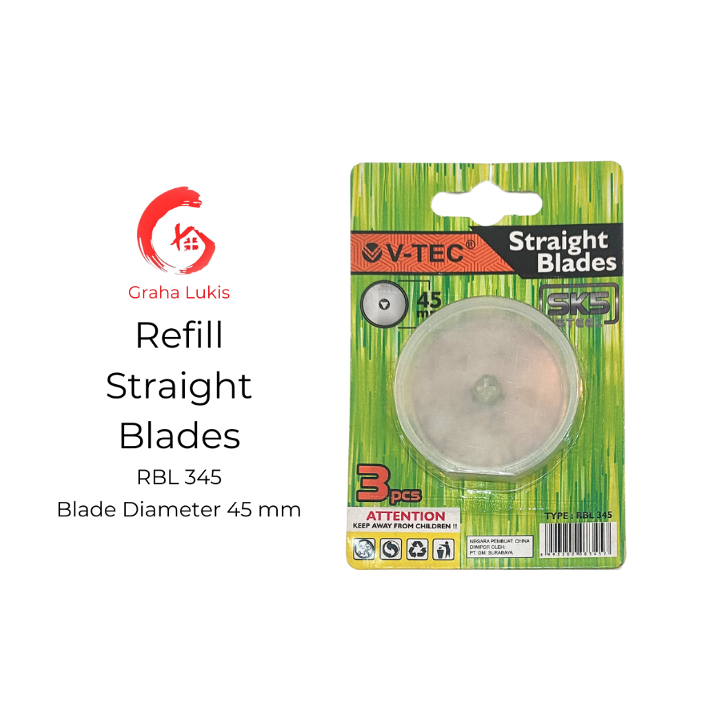 Jual V-TEC Rotary Cutter / Straight Blades - 28MM / 45MM | Shopee Indonesia