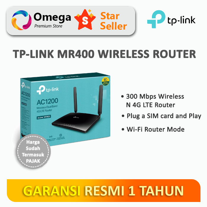 Jual TP-Link Archer MR400 AC1200 4G LTE Modem Wireless | Shopee Indonesia
