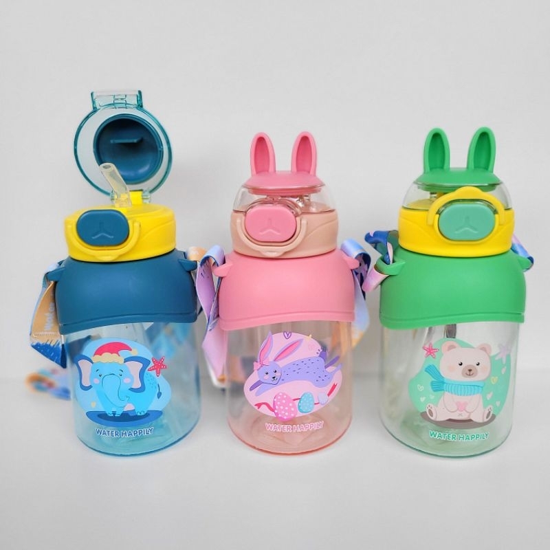 Jual BOTOL MINUM ANAK KARAKTER LUCU/BOTOL MINUM VIRAL/BOTOL ANAK GEMOY ...