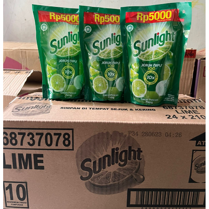 Jual SUNLIGHT 210 ML (3 PACK) | Shopee Indonesia