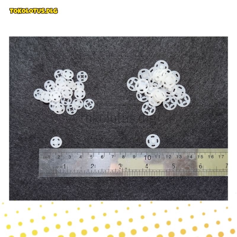 Jual Kancing ceplis jepret plastik (12 pasang) | Shopee Indonesia