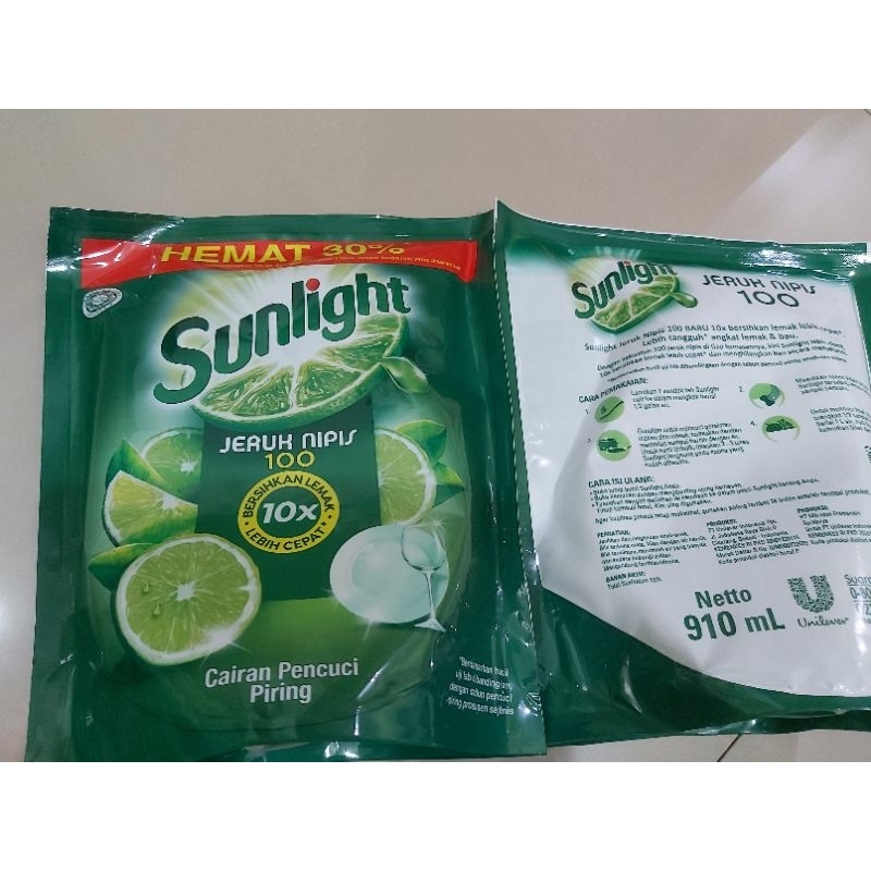 Jual Sunlight cairan pencuci piring 910 ml | Shopee Indonesia