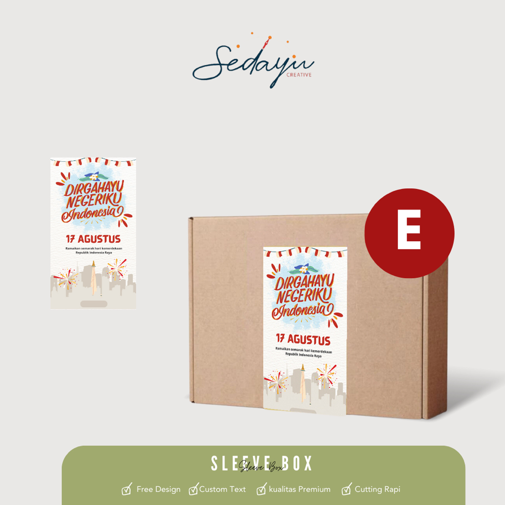 Jual Sticker Box 17 Agustus | Sticker Belt 17 Agustus | Paper Belt ...
